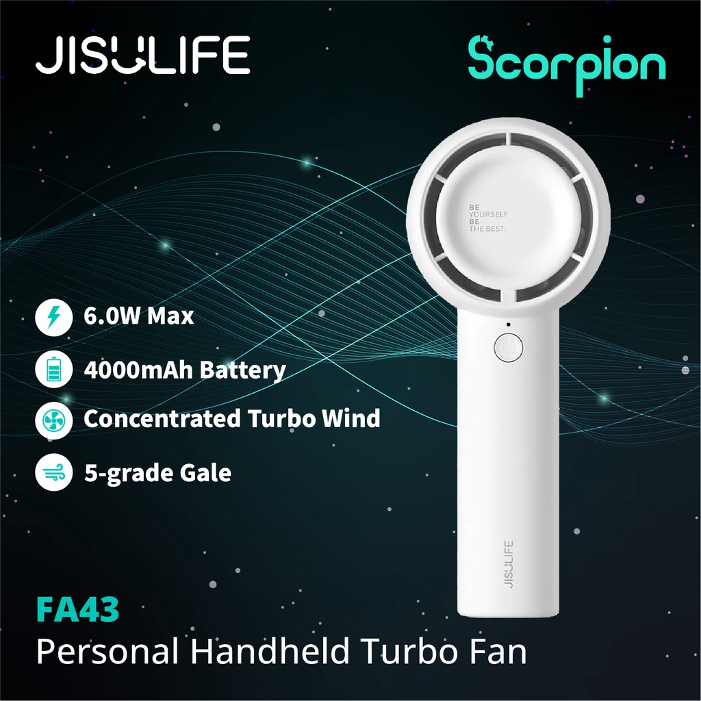 Jisulife FA43 Personal Handheld Turbo Fan | Shopee Malaysia
