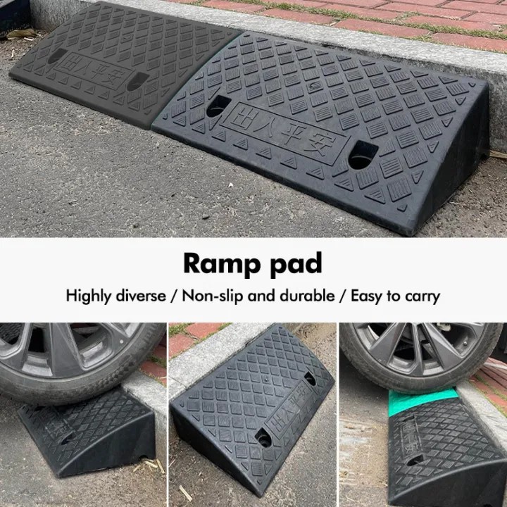 Car Kerb Ramp Mat Curb Ramp Pad Heavy Duty Ramp Motorcycle Ramp ...