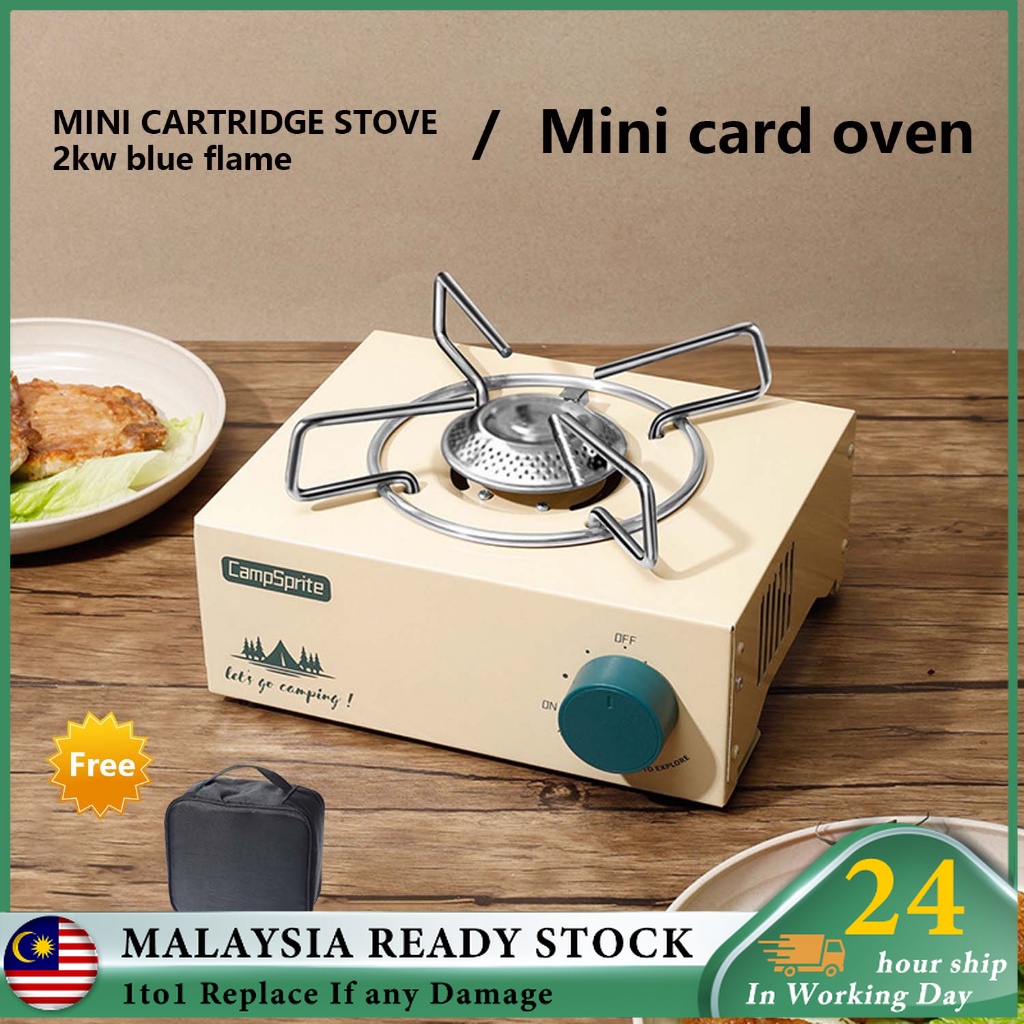 Outdoor Camping Picnic Cookware camping Mini Cassette Gas Stove 2KW ...