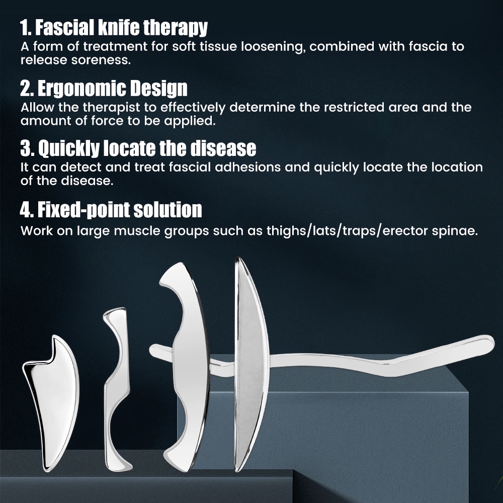 Salorie IASTM Therapy Massage Tools Deep Tissue Massage Fascia Recovery ...