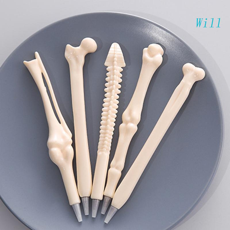 Will Bone Shape Design Ballpoint Pens Novelty Funny Pen Gifts for Kids ...