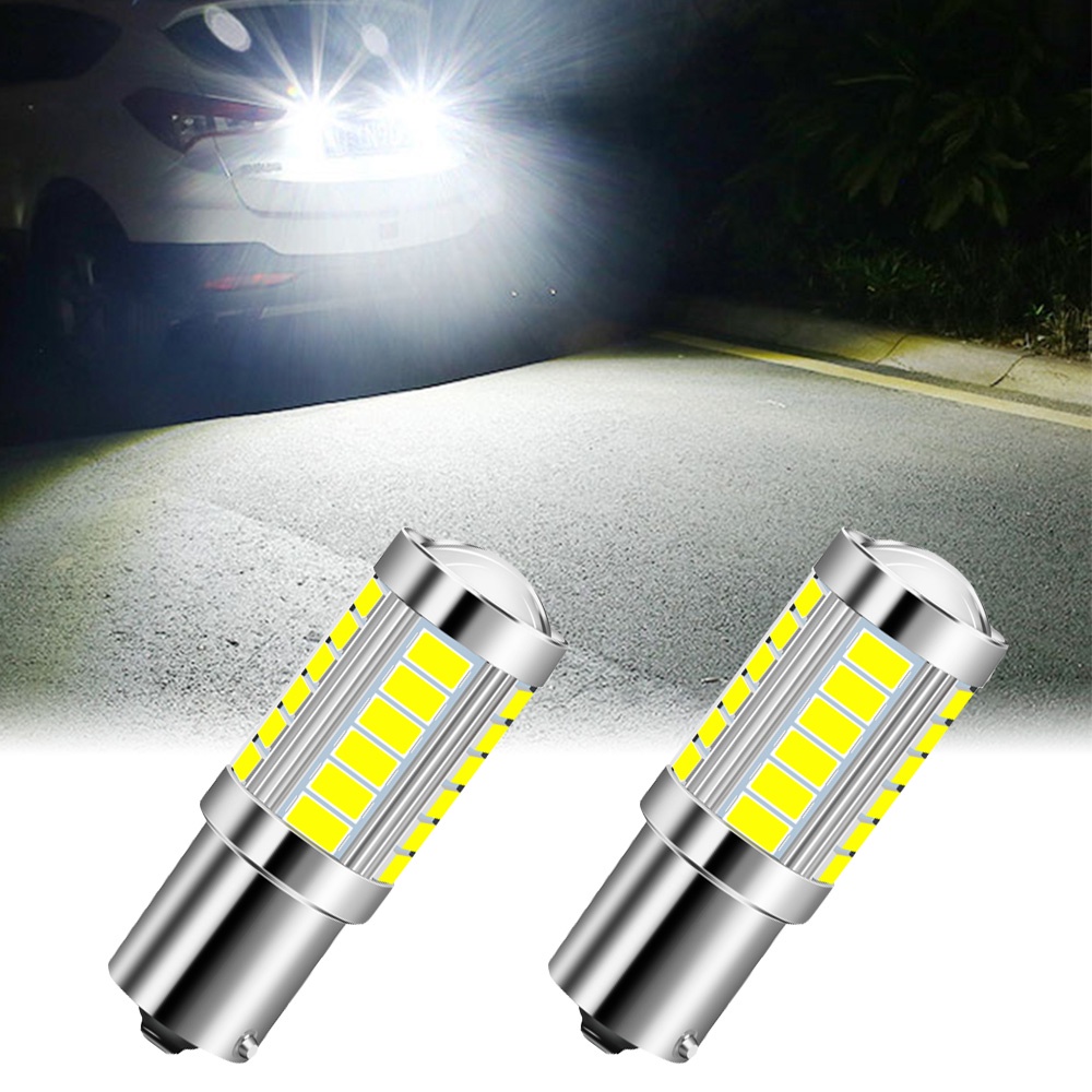 2x BA15S 1156 P21W LED Bulbs Car Brake Lights Reverse Lamp for BMW E46 ...