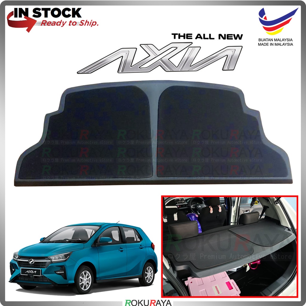 Perodua Axia New 2023 Custom Fit Grey PVC Leather Rear Top Speaker ...