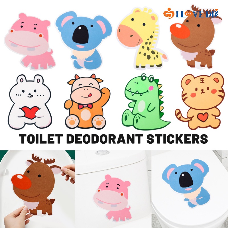 Creative Cute Cartoon Animals Deodorant Sticker/ Multi-purpose Shoe ...