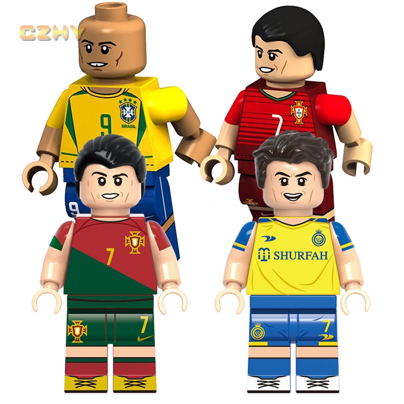 Football Super Star CR7 Cristiano Ronaldo Mini Building Block Figures ...