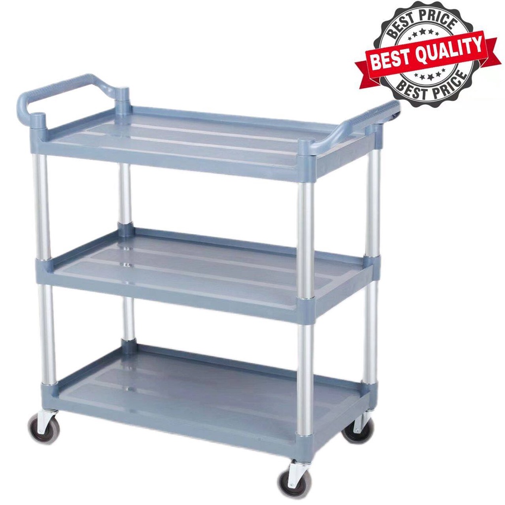 3 TIER PLASTIC MULTIFUNCTIONAL TROLLEY/SERVING TROLLEY/3 TINGKAT TROLI ...