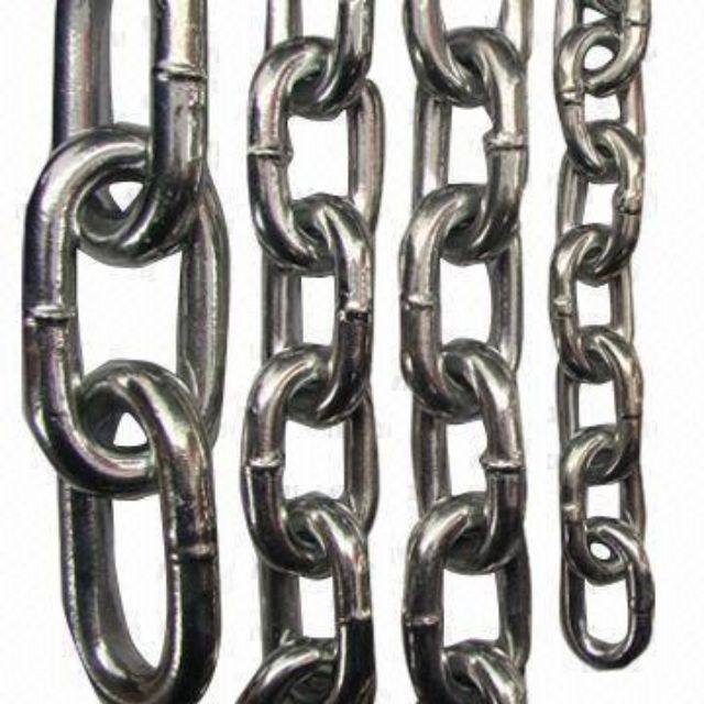 (3mm - 15mm) Galvanized Mild Steel Link Chain (1KG / Pack) | Shopee ...