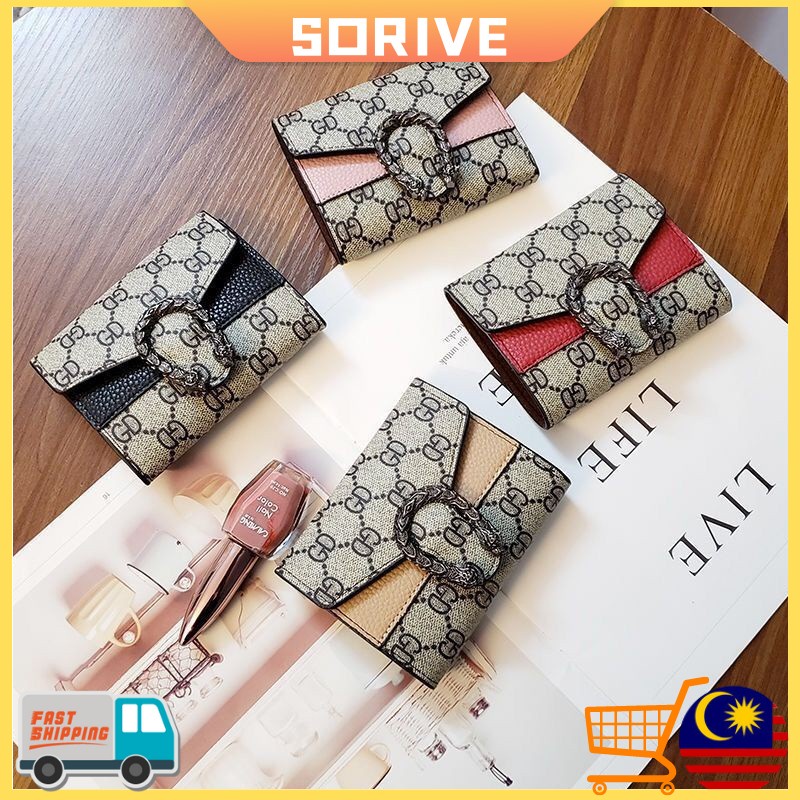 Korean Short Zip Purse Wallet Dompet Perempuan Murah Coin Beg Duit ...