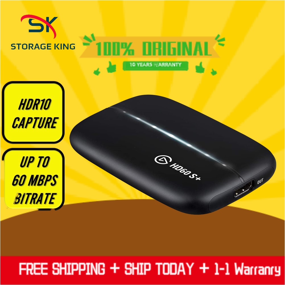 CORSAIR Elgato Game Capture HD60 S+ 2160p HDR10 External Video Capture ...