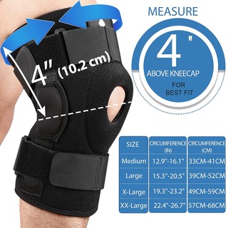NEENCA Knee Brace Support Adjustable Compression Breathable Patella ...
