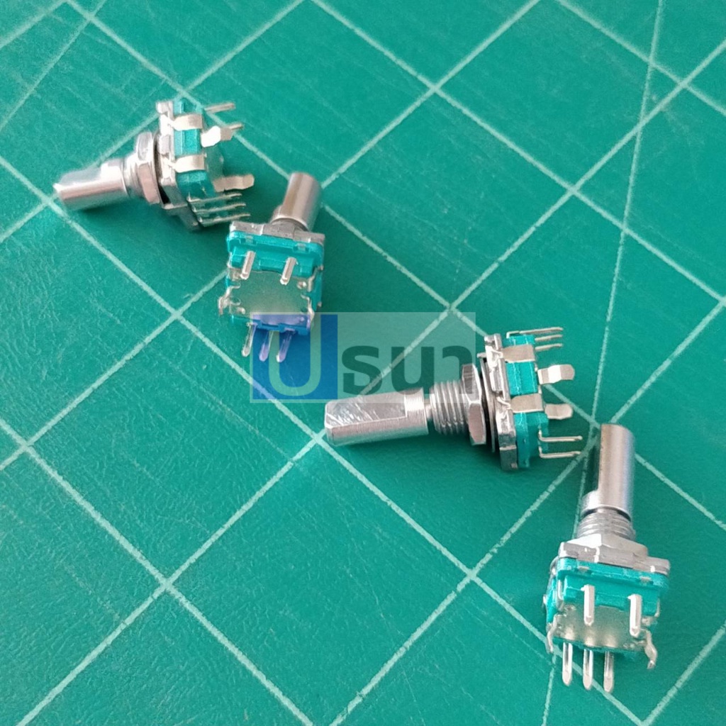 Digital Volume Rotary Encoder Audio Potentiometer Self-Rotating EC11 ...