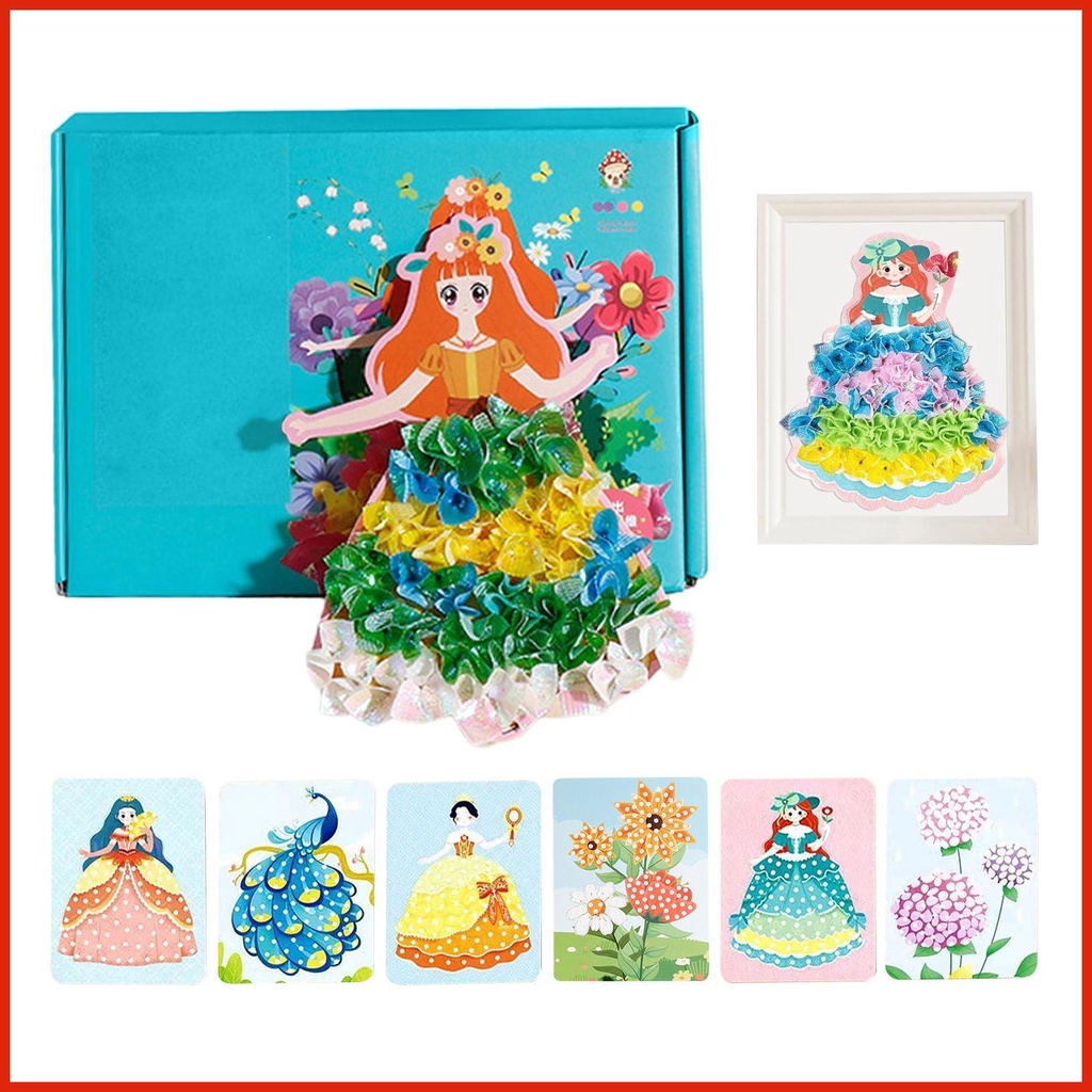 Poke Art DIY Toys Childhood Infinite Dream Hand-Painted Princess Dress ...