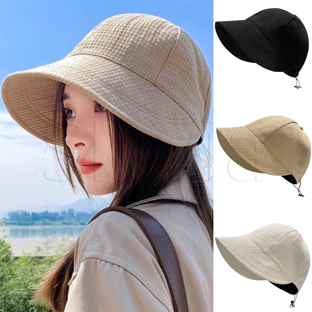 Women Bucket Cap Summer Casual Outside Fashion Men Peaked Caps ...