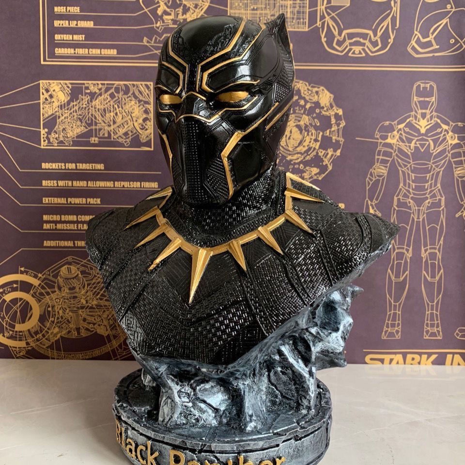 Deepsea studio [Quick delivery in stock] Panther Bust Marvel QG Super ...