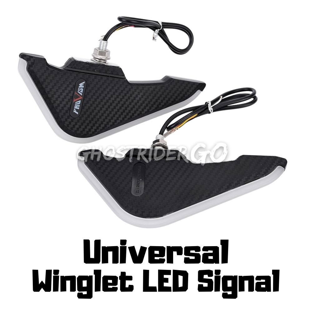 Motorcycle Universal Winglet LED Signal for All Superbike Ducati BMW ...
