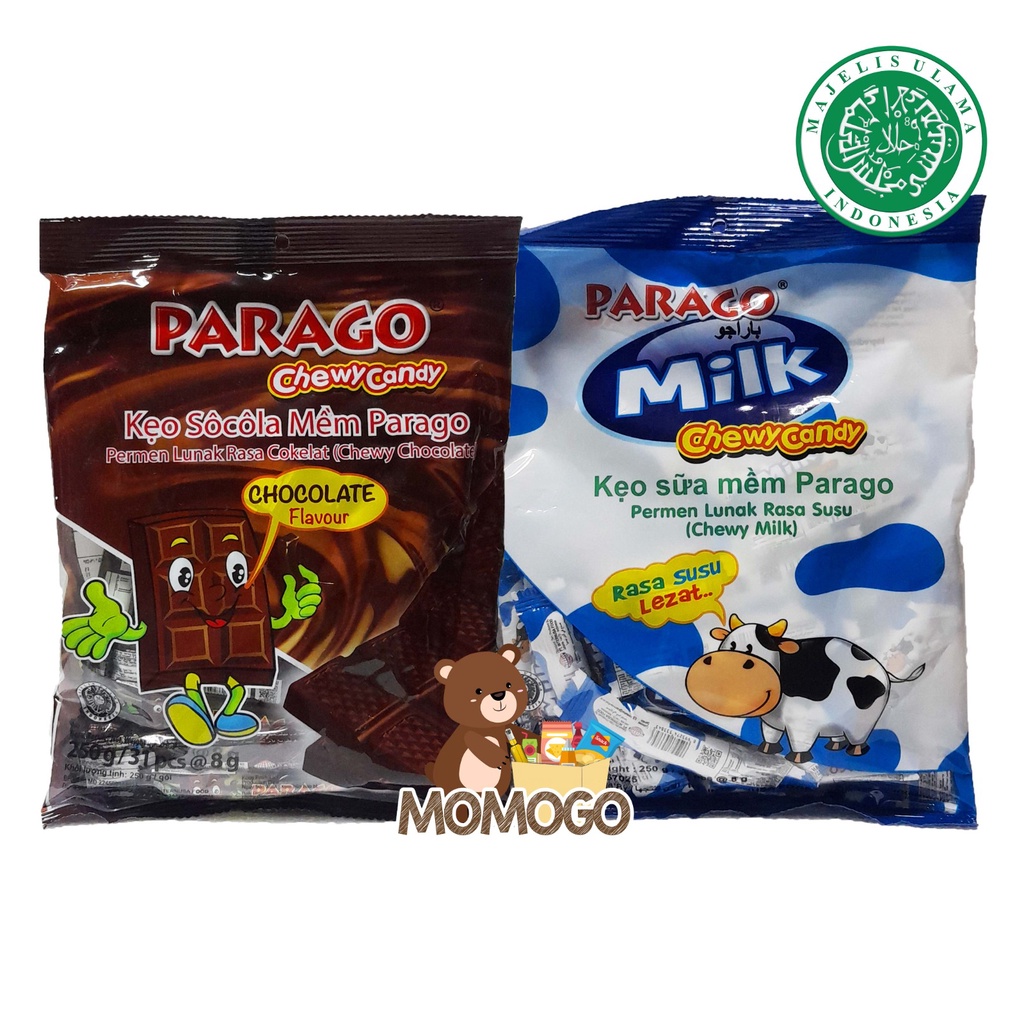 Parago MILK/CHOCOLATE CHEWY CANDY 250GR | Shopee Malaysia
