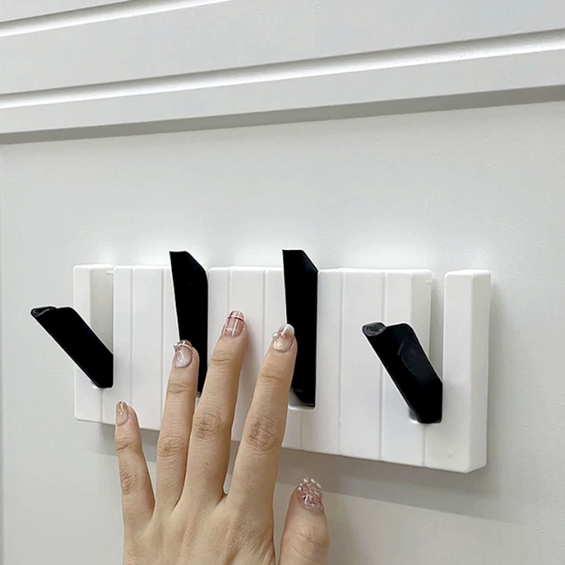 Piano Keyboard Hook Wall Mounted Coat Hanger Creative Wall Home Living ...