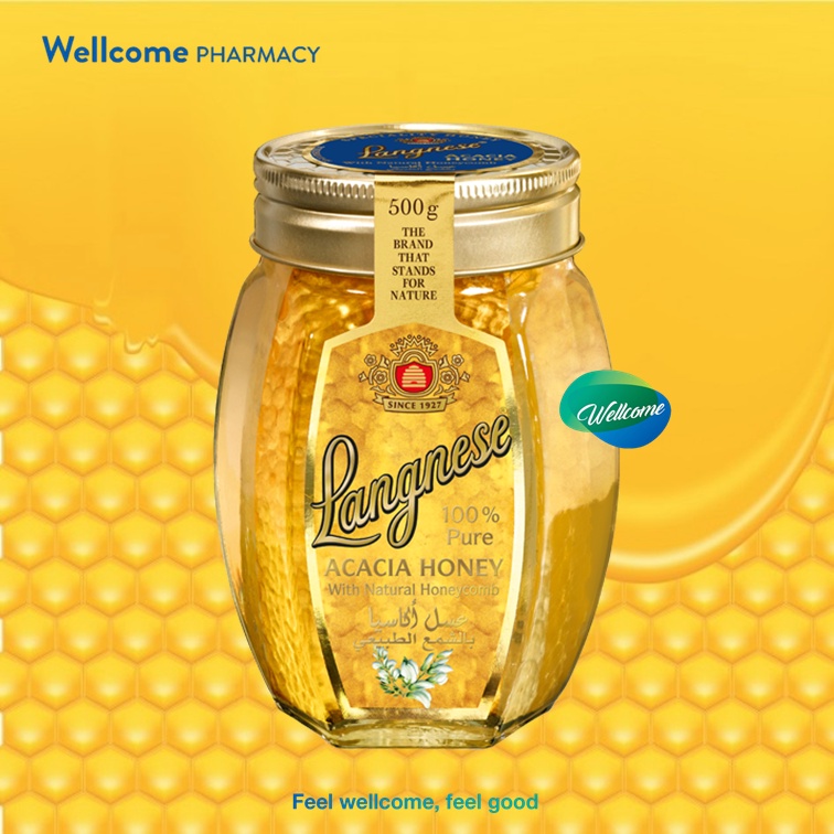 Langnese Acacia Honey with Honey Comb - 500g | Shopee Malaysia