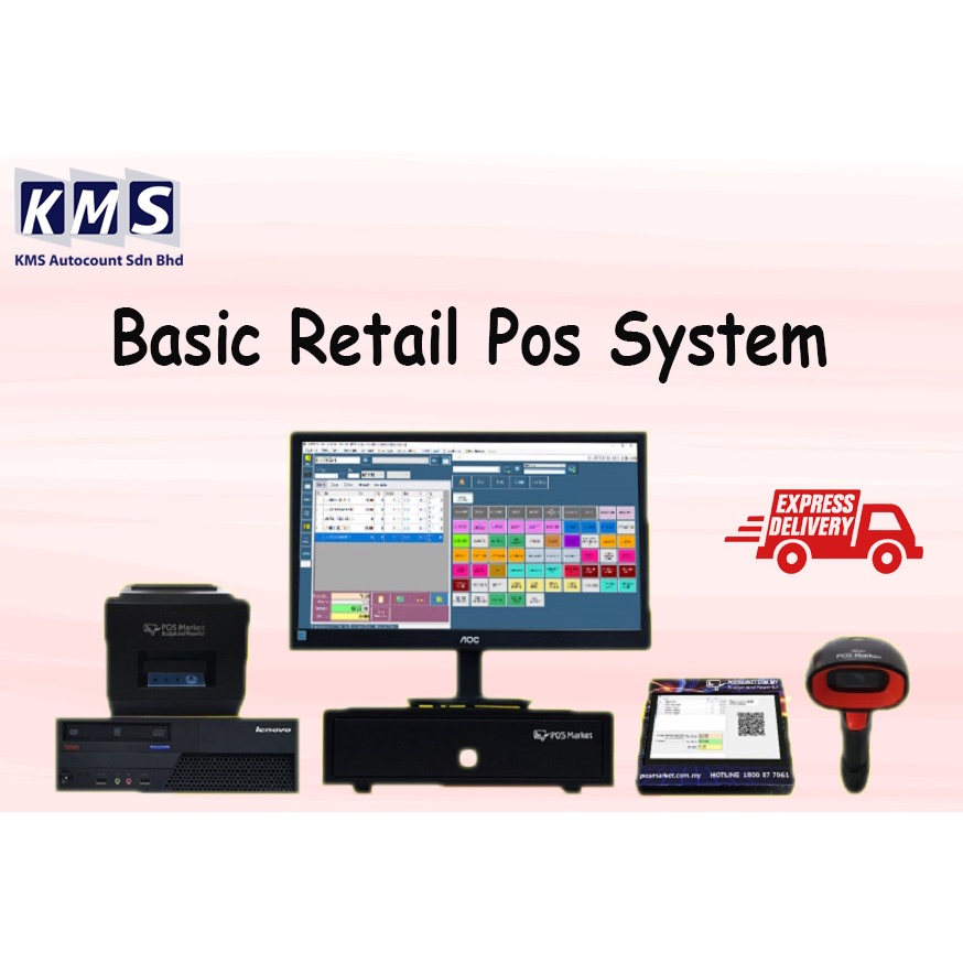 POS System Retail Basic ( kedai runcit, mini market, pet shop, cafe ...