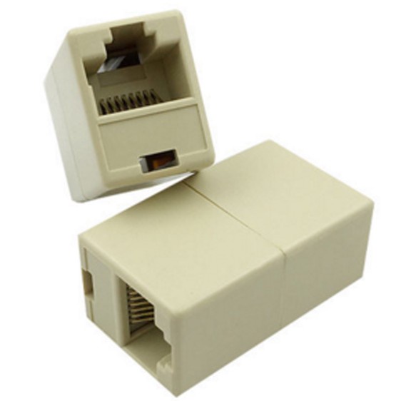 RJ45 Female to Female Network Ethernet Lan Cable Joiner Connector ...