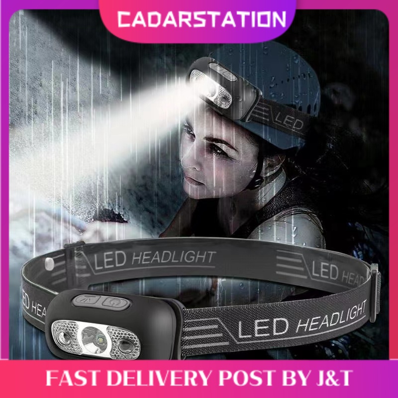 CS_ 10000Lm Powerful COB XPE Ultra Bright LED HeadLamp USB Rechargeable ...