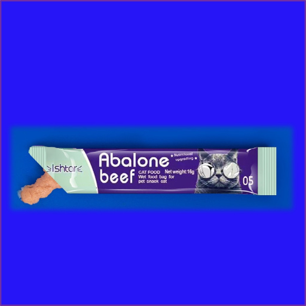 Ishtar Cat Food Snack 16g Cat Stick Treat Snek Makanan Kucing Chicken ...