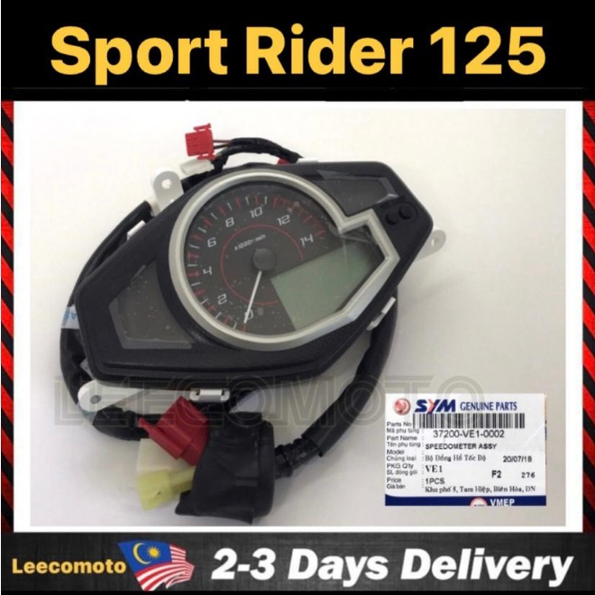 ORIGINAL SYM SPORT RIDER SPORTRIDER 125 125i SPEEDOMETER SPEEDO METER ...