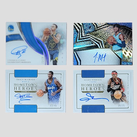 Panini NBA star sign or shirt package basketball star card Bnba帕尼尼球星签字或 ...