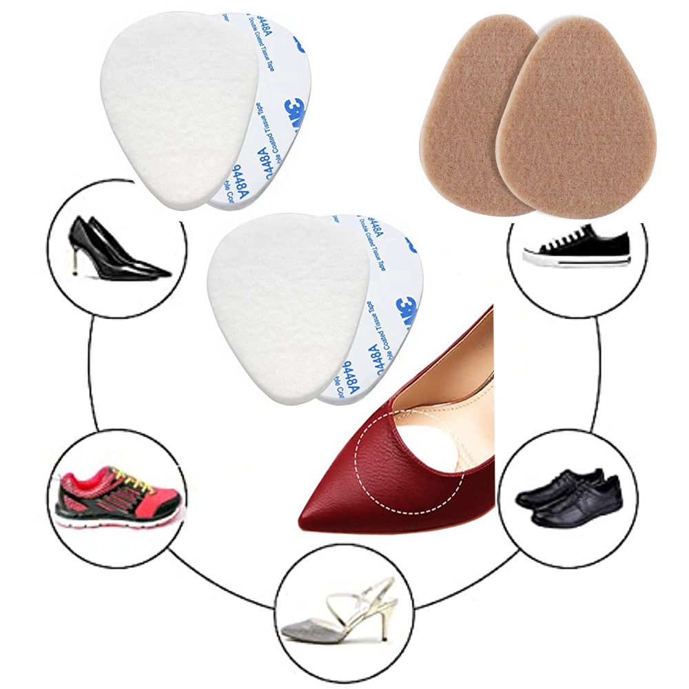 3M Adhesive Metatarsal Felt Foot Pads (1/4" Thick) Metatarsal Pads for ...
