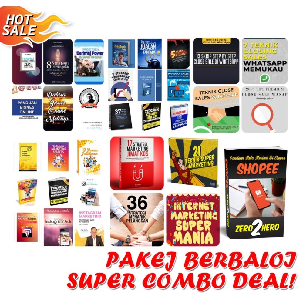Pakej Berbaloi Koleksi Panduan Bisnes Online - Facebook FB Ads ...