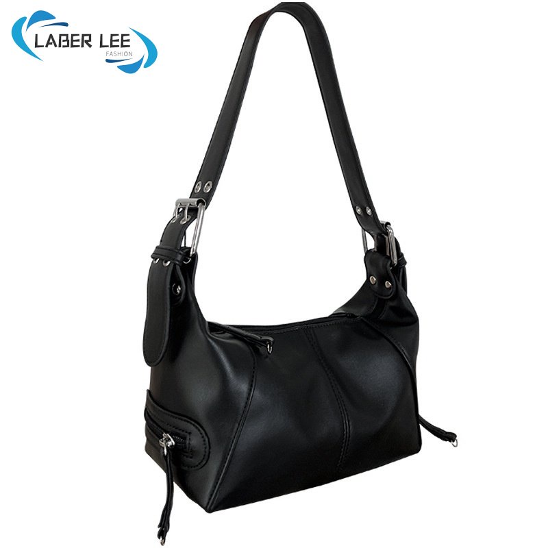 LABER LEE Womens Leather Handbags Classic Baguette Shoulder Bag For ...