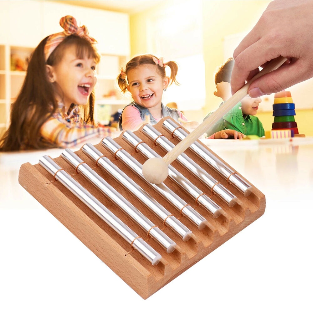 Meditation Chime Classroom Wooden With Mallet Percussion Instrument ...