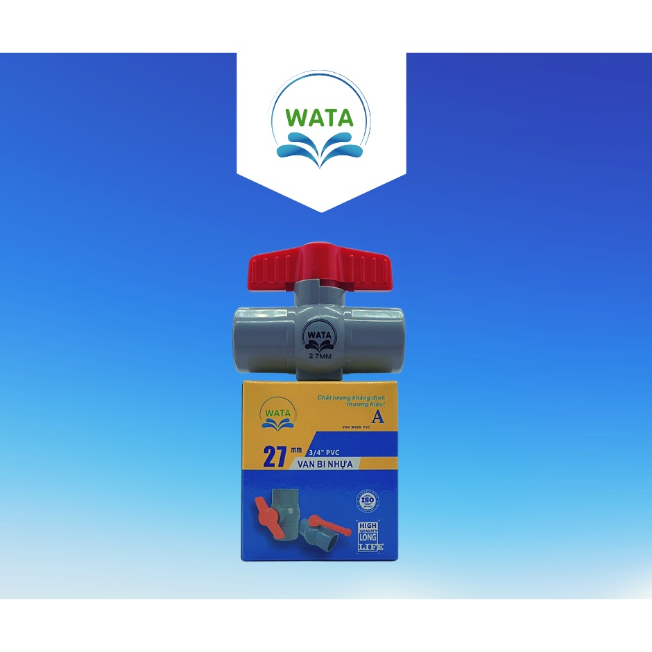 Pvc ball valve with red handle 27mm - Internal thread | Shopee Malaysia