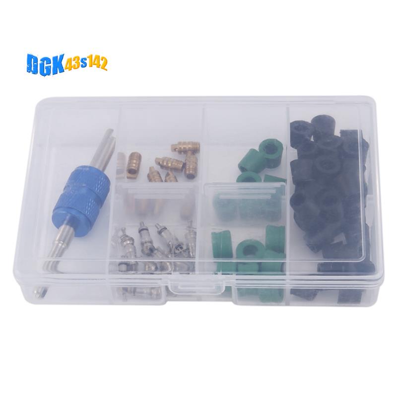 71Pcs A/C Air Conditioning Valve Core R12 R134A Refrigeration Valve ...