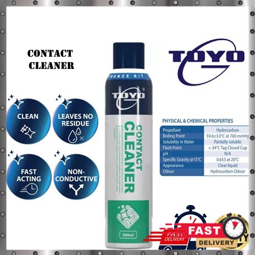 TOYO CONTACT CLEANER SPRAY AEROSOL SERIES [300ML] MULTI PURPOSE ...