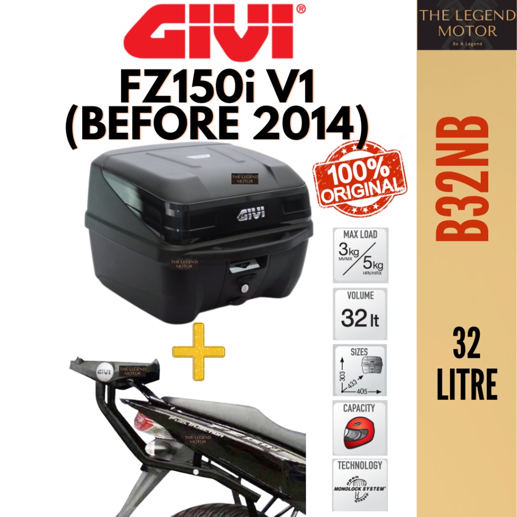 FZ150 V1 FZ 150 i FZ150i GIVI HRV HEAVY DUTY MONORACK MONO RACK J ...