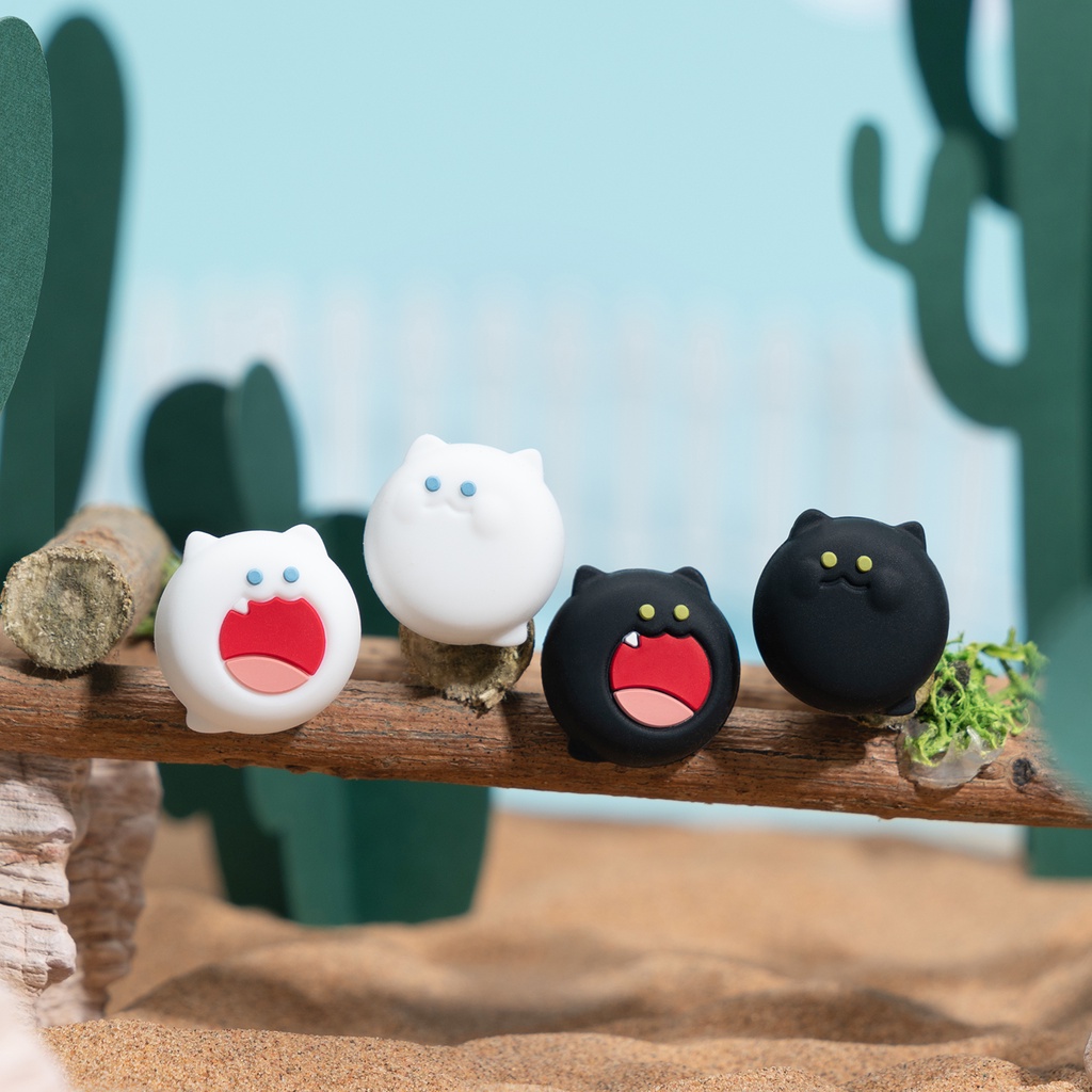 Geekshare Bobo Cat Silicone Thumb Grip Caps for Nintendo Switch OLED ...