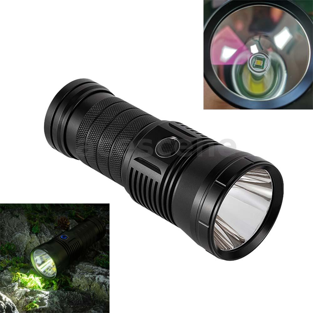 HAIKELITE HK90S G90 5000LM High Lumen LED Flashlight 1100M Long Shoot LED Torch Powered By 18650 ...