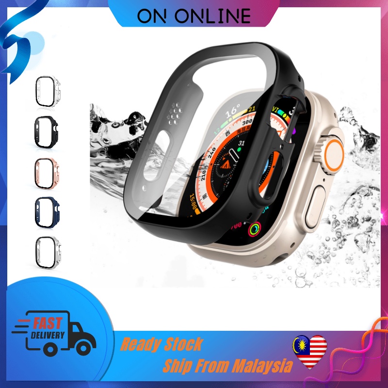 Smart Watch Case With Tempered Glass For Apple watch 49mm Ultra 1 2 ...