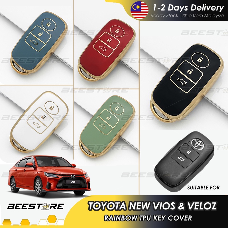 TOYOTA ALL NEW VIOS 2023 VELOZ 2022 Premium Car Key Cover Remote ...
