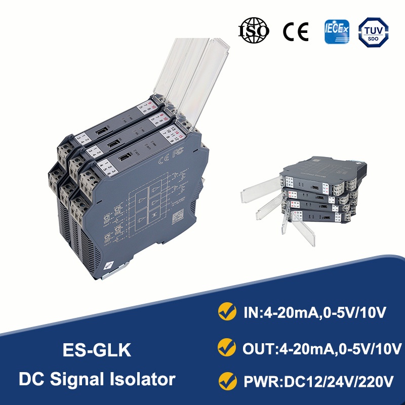 Analog Signal Isolator Input Output 4-20mA 0-5V 0-10V High Precision DC ...