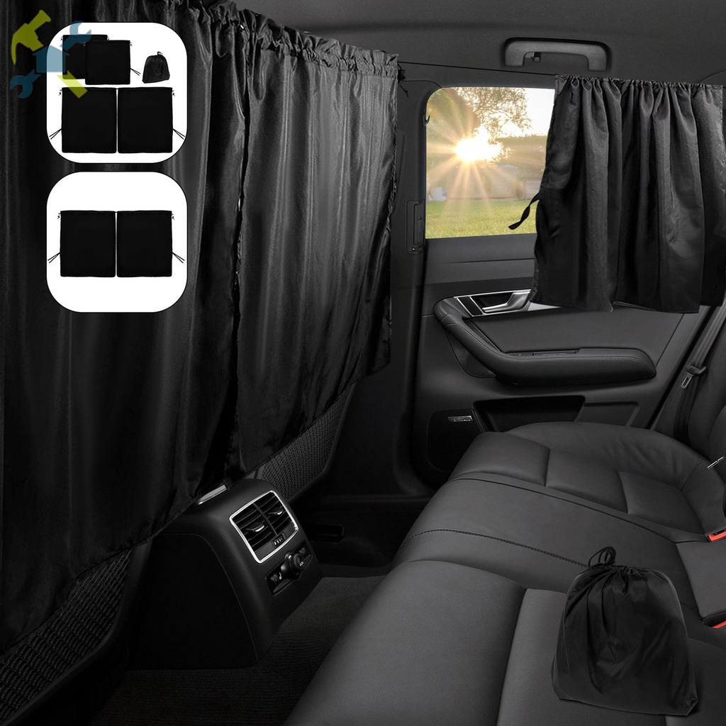 Car Privacy Curtains Universal Car Divider Curtain Between Rear Seat ...