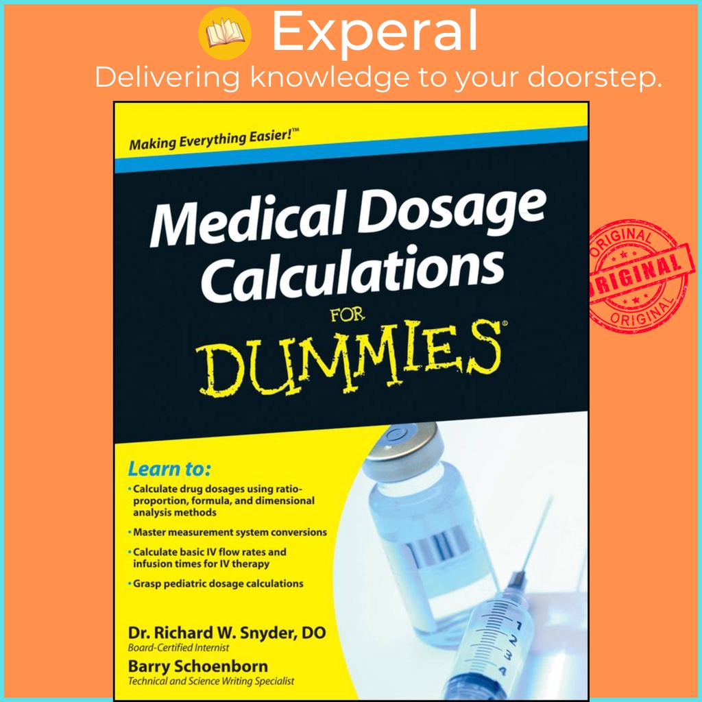 [English - 100% Original] - Medical Dosage Calculations For Dummies by ...