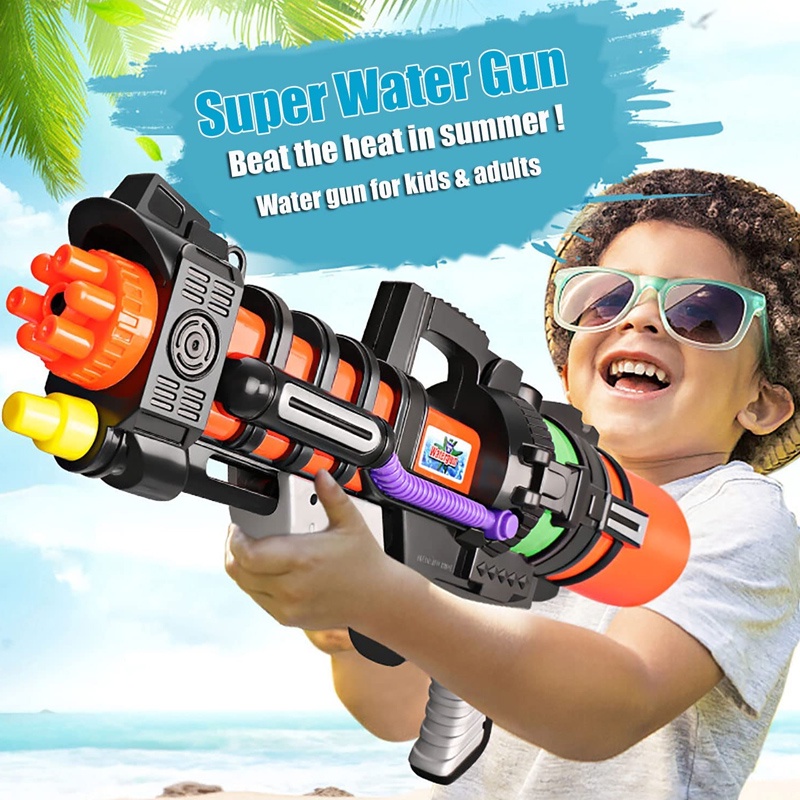 Super Water Gun Toys High Pressure Swimming Pool Beach Family Water ...