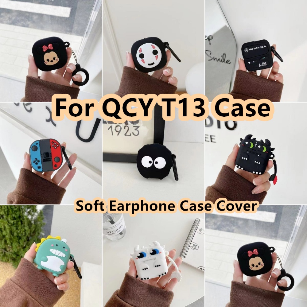 READY STOCK! For QCY T13 Case Trendy Cartoon Series for QCY T13 Casing ...