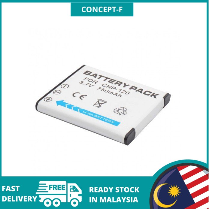 🔥READY STOCK🔥 Casio NP-120 battery for Exilim EX-S200 EX-Z31 | Shopee ...