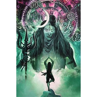 Wallpics Lord Mahadev Mahakal Bholenath Shiva Religious Painting Poster ...