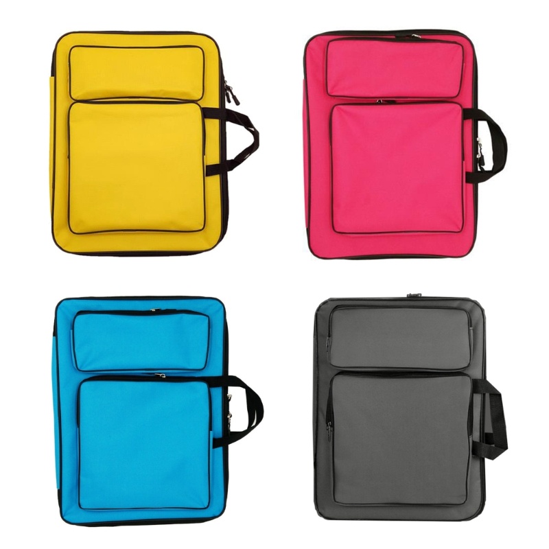 SA Fashion Solid Colors A3 Drawing Bag Waterproof Kids Art Bag 8K Art ...