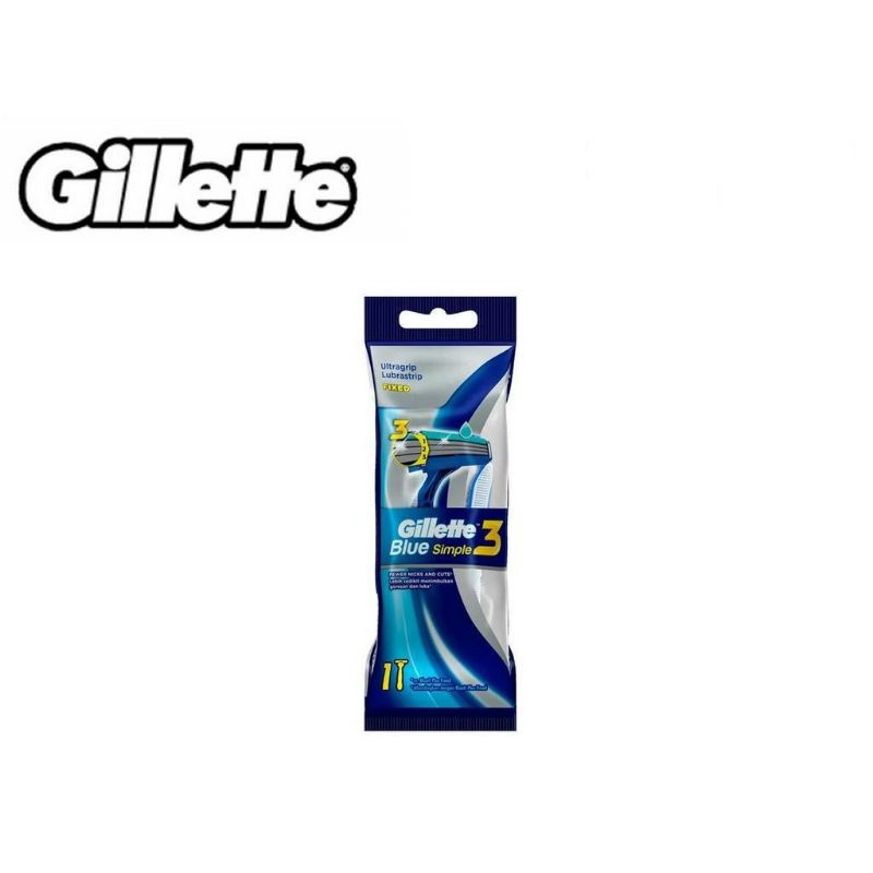 GILLETTE BLUE 3 SIMPLE DISPOSABLE RAZOR ( 2 pcs ) | Shopee Malaysia