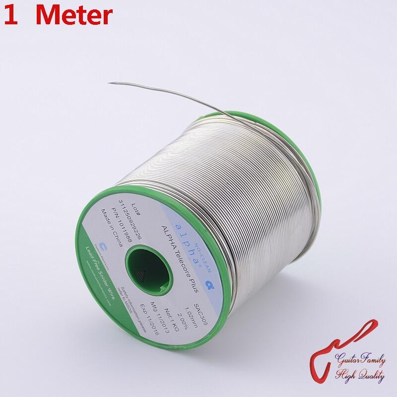 KR-(Free Shipping)1 Meter ALPHA SAC305 Solder Wire Lead-Free ( 3% ...